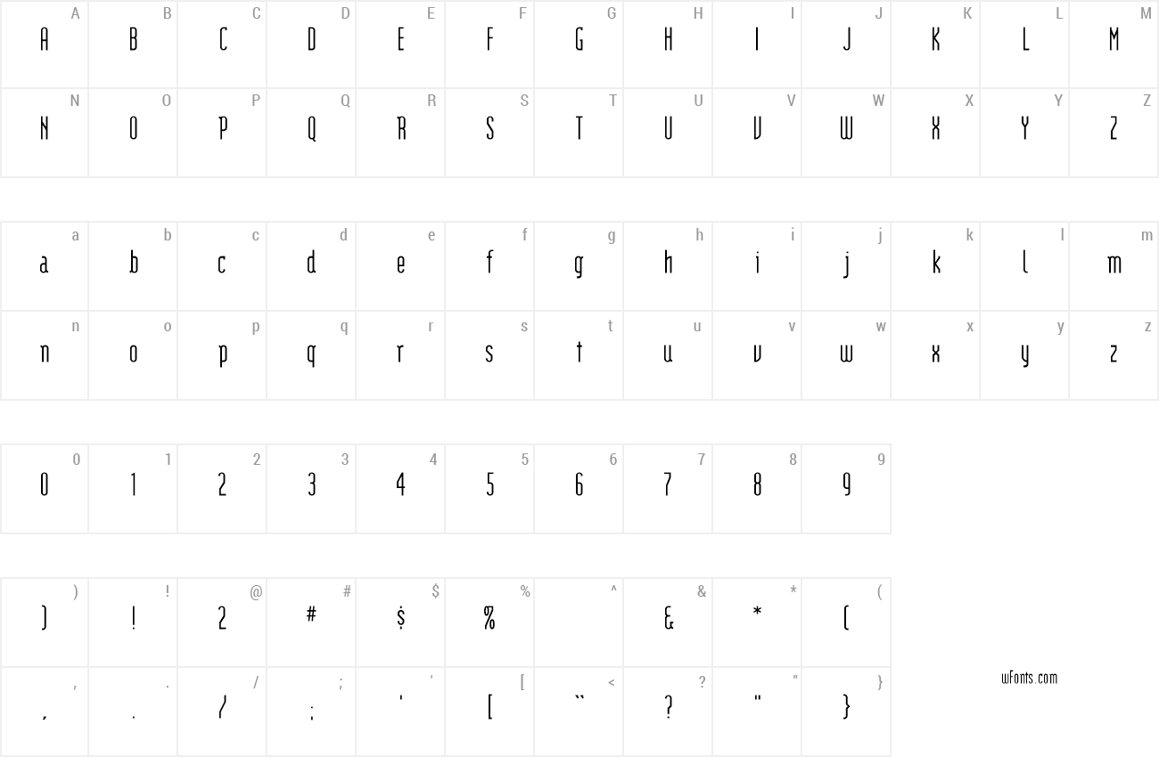 Modula Font | wfonts.com - download free