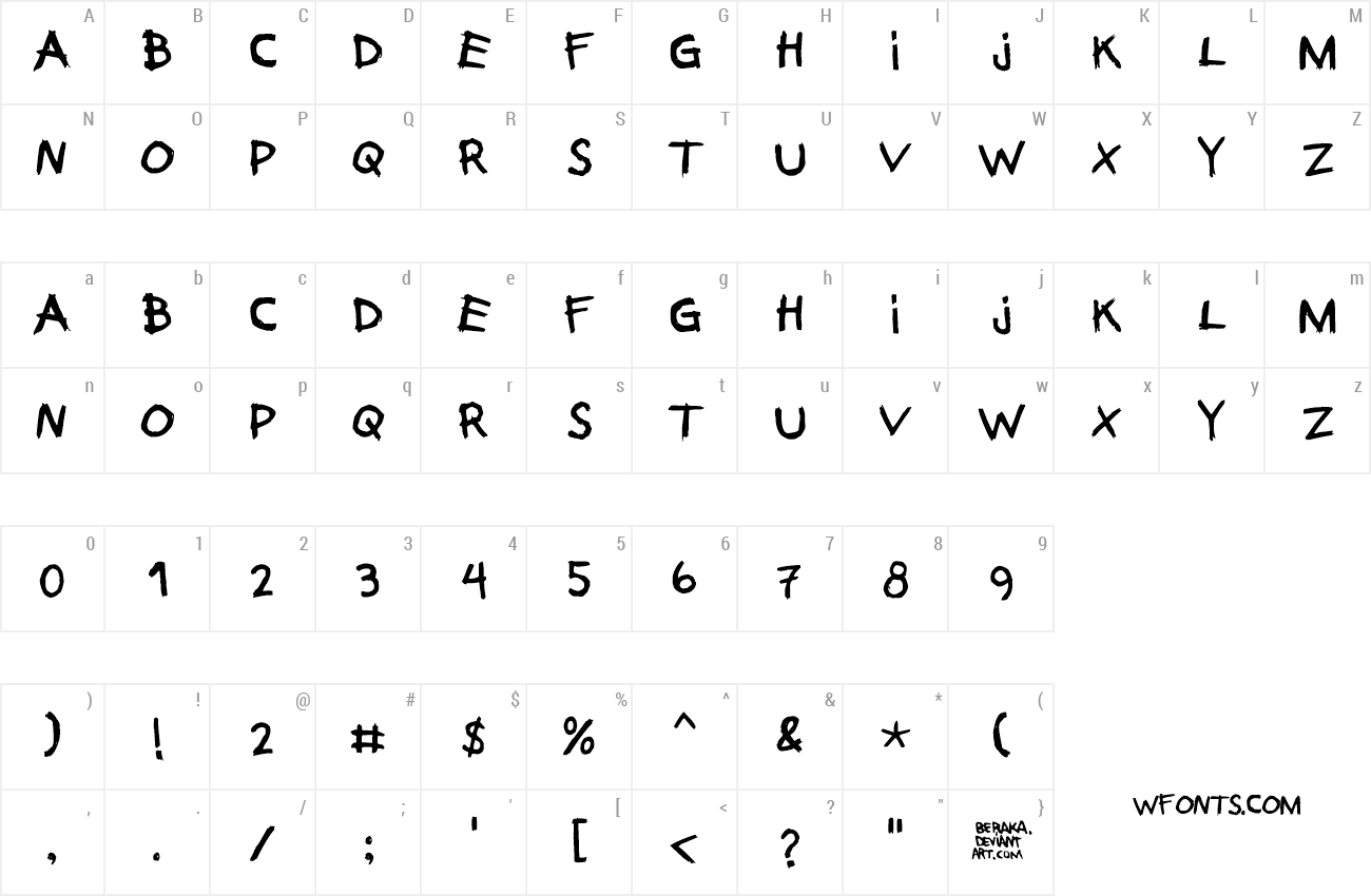 Scratched Junk Font | wfonts.com - download free