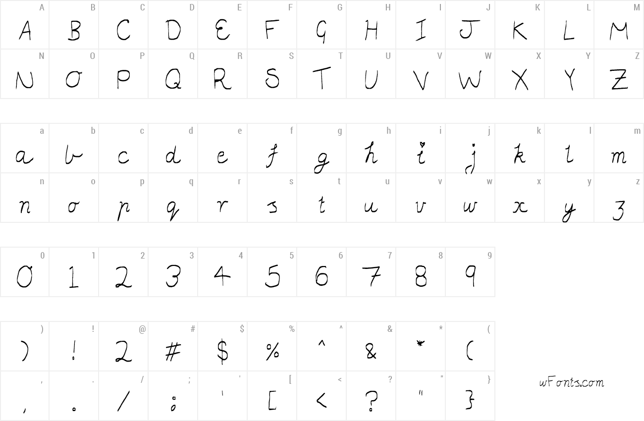 little miss script Font | wfonts.com - download free