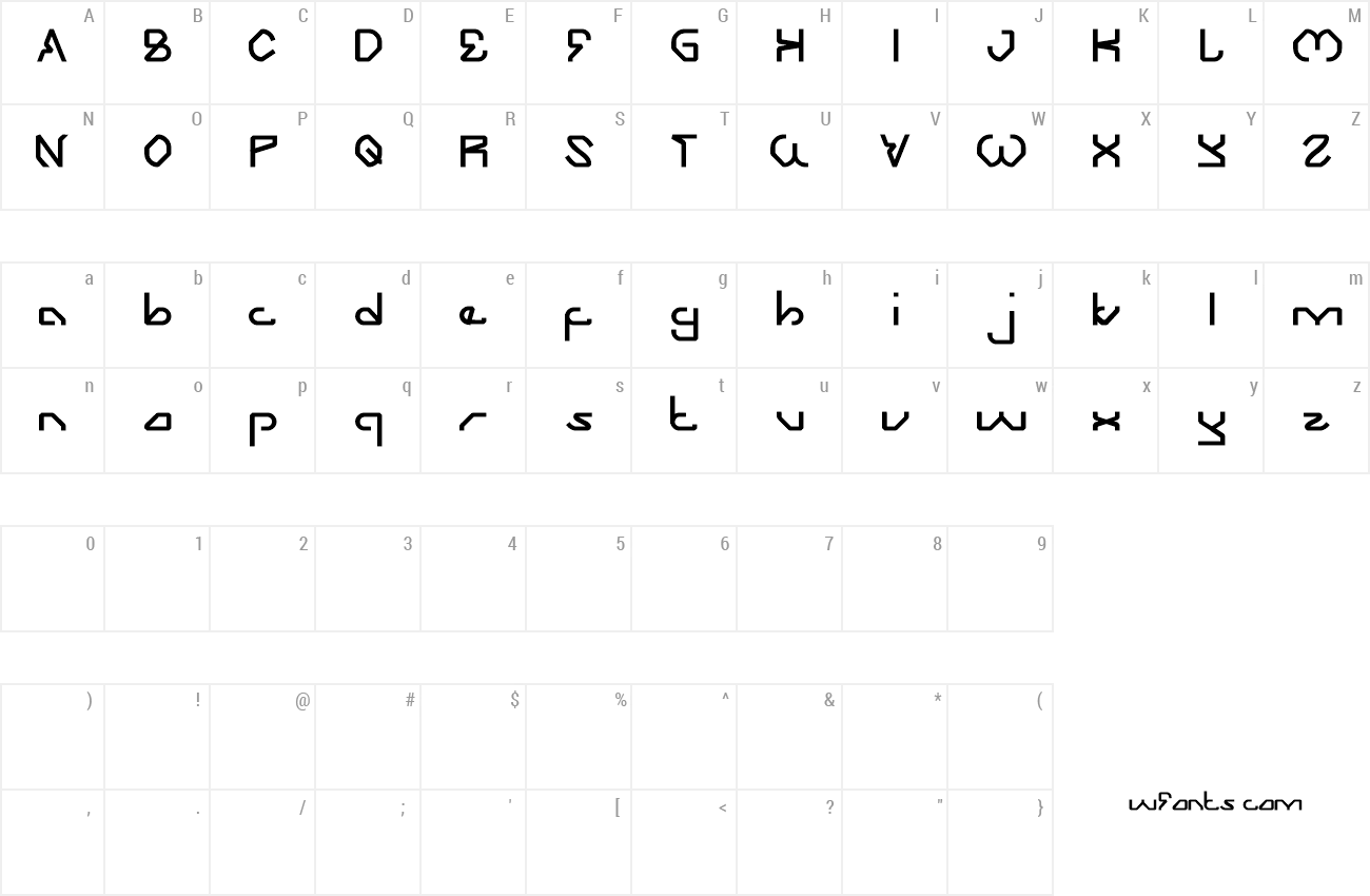 Zooming Track Font | wfonts.com - download free