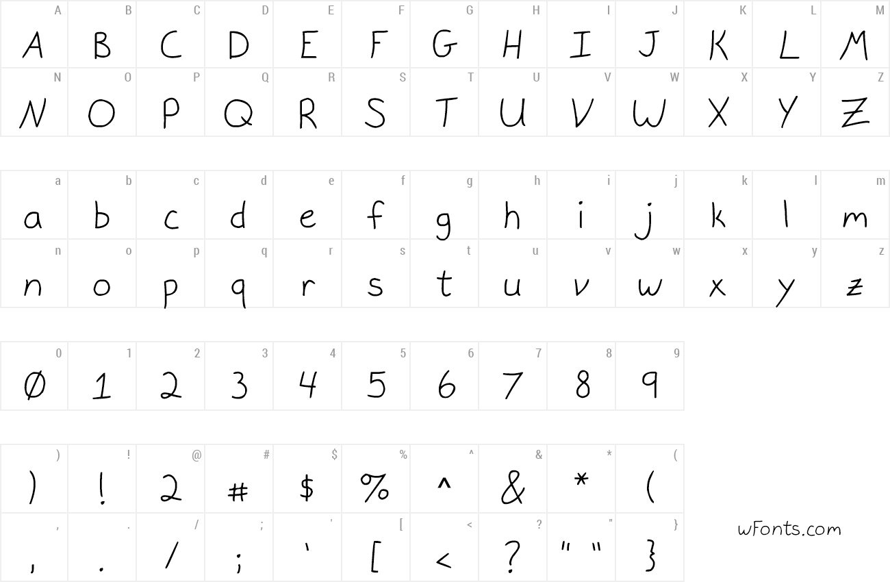 Gracie Light Font | wfonts.com - download free