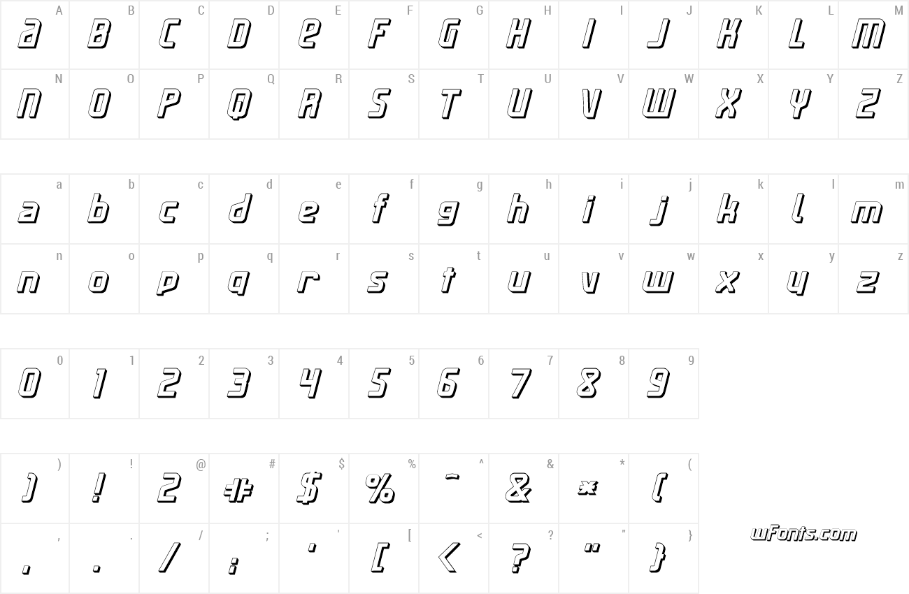 Maass Slicer Font | wfonts.com - download free