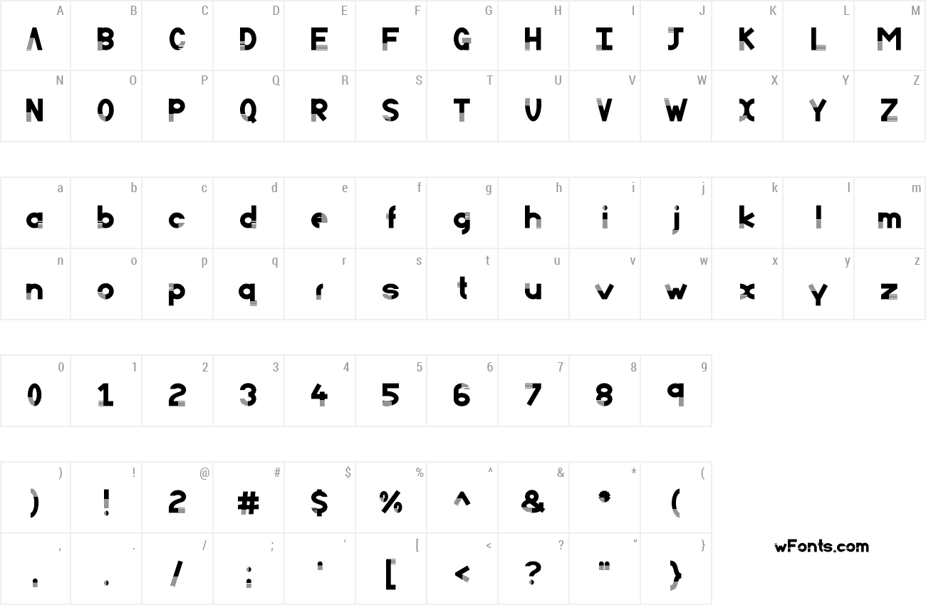 Sliding Scissors 101 Font | wfonts.com - download free