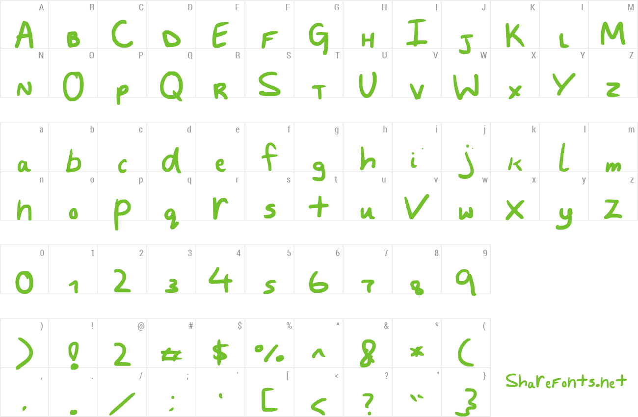 BIG and small Font | wfonts.com - download free