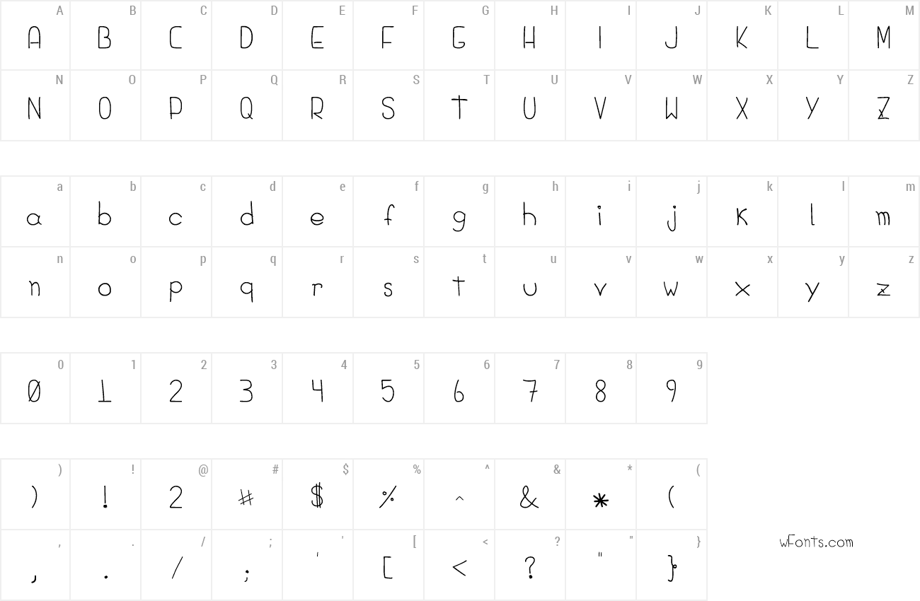 Diego Hands Font | wfonts.com - download free