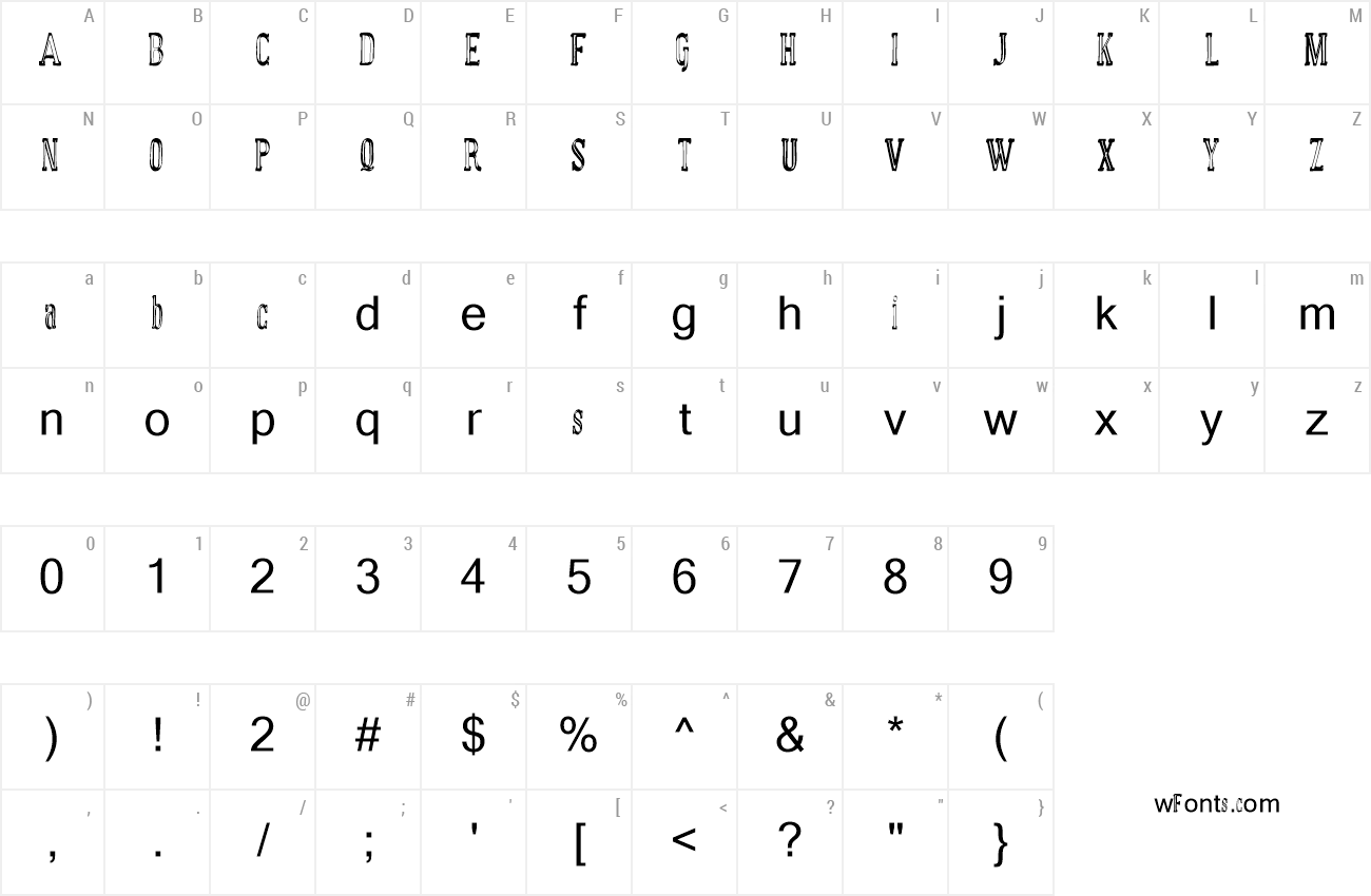 manual font basic demo Font | wfonts.com - download free