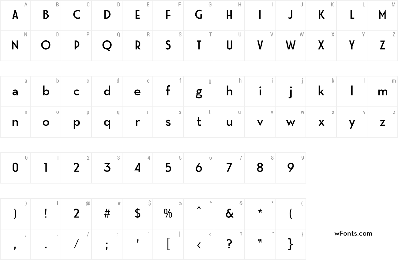 Modern M Font | wfonts.com - download free