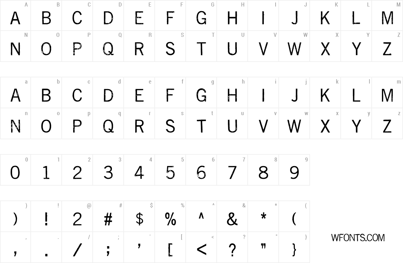 Reprise Stamp Font | wfonts.com - download free