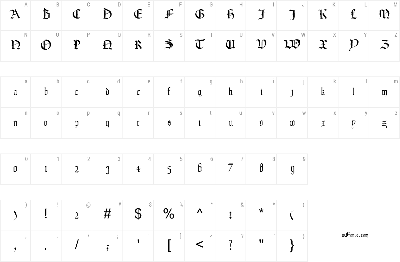 Download Free Font Textura