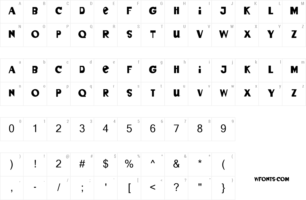 Pestario Vargas Font | wfonts.com - download free