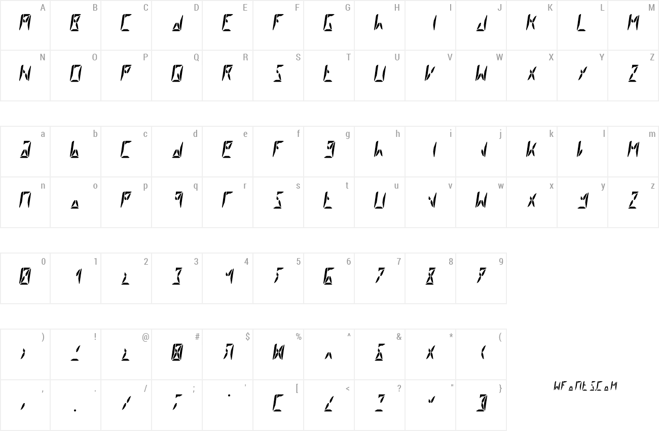 Segment8 Font | wfonts.com - download free