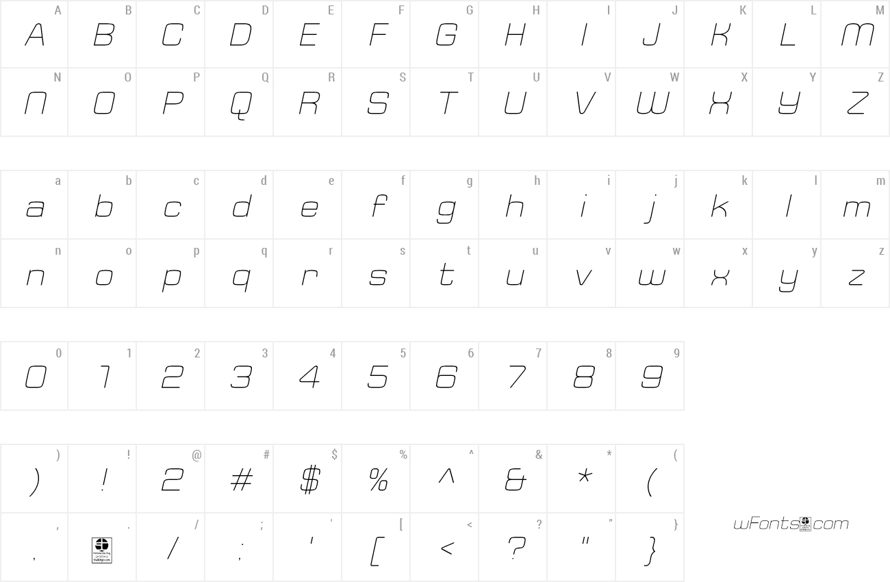 Typo Square Font | wfonts.com - download free