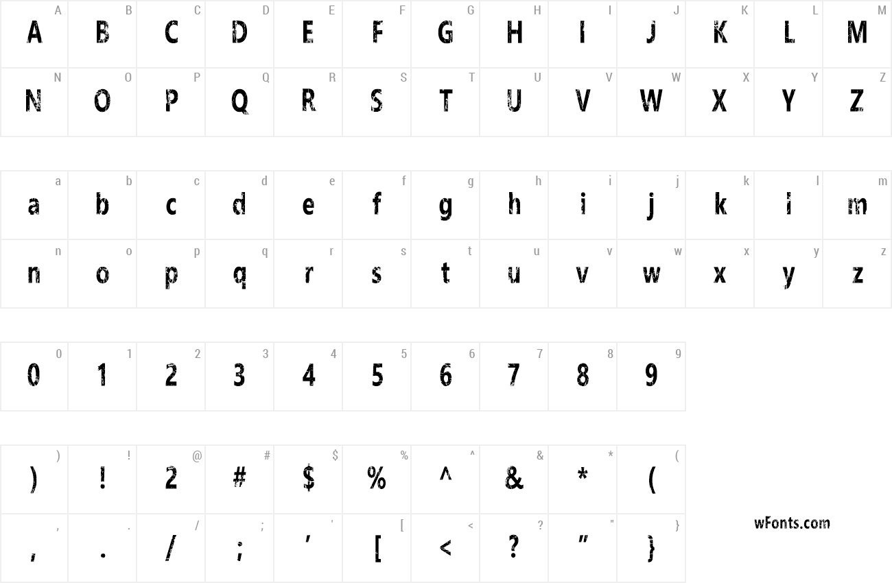 White Funky Rabbit Font | wfonts.com - download free