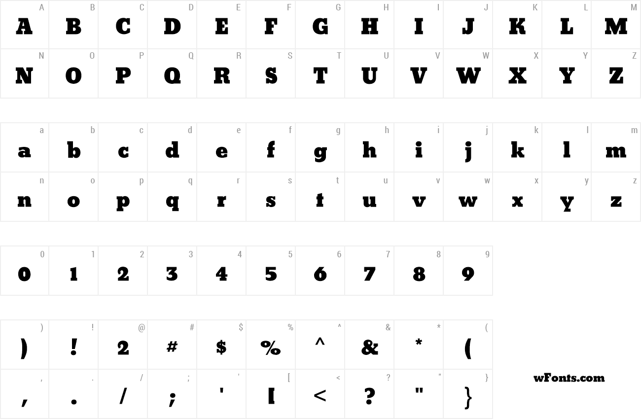 Beton CG ExtraBold Font | wfonts.com - download free