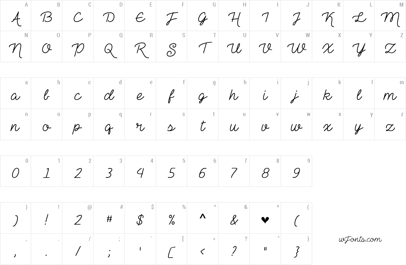 The Heart Maze Demo Font | wfonts.com - download free
