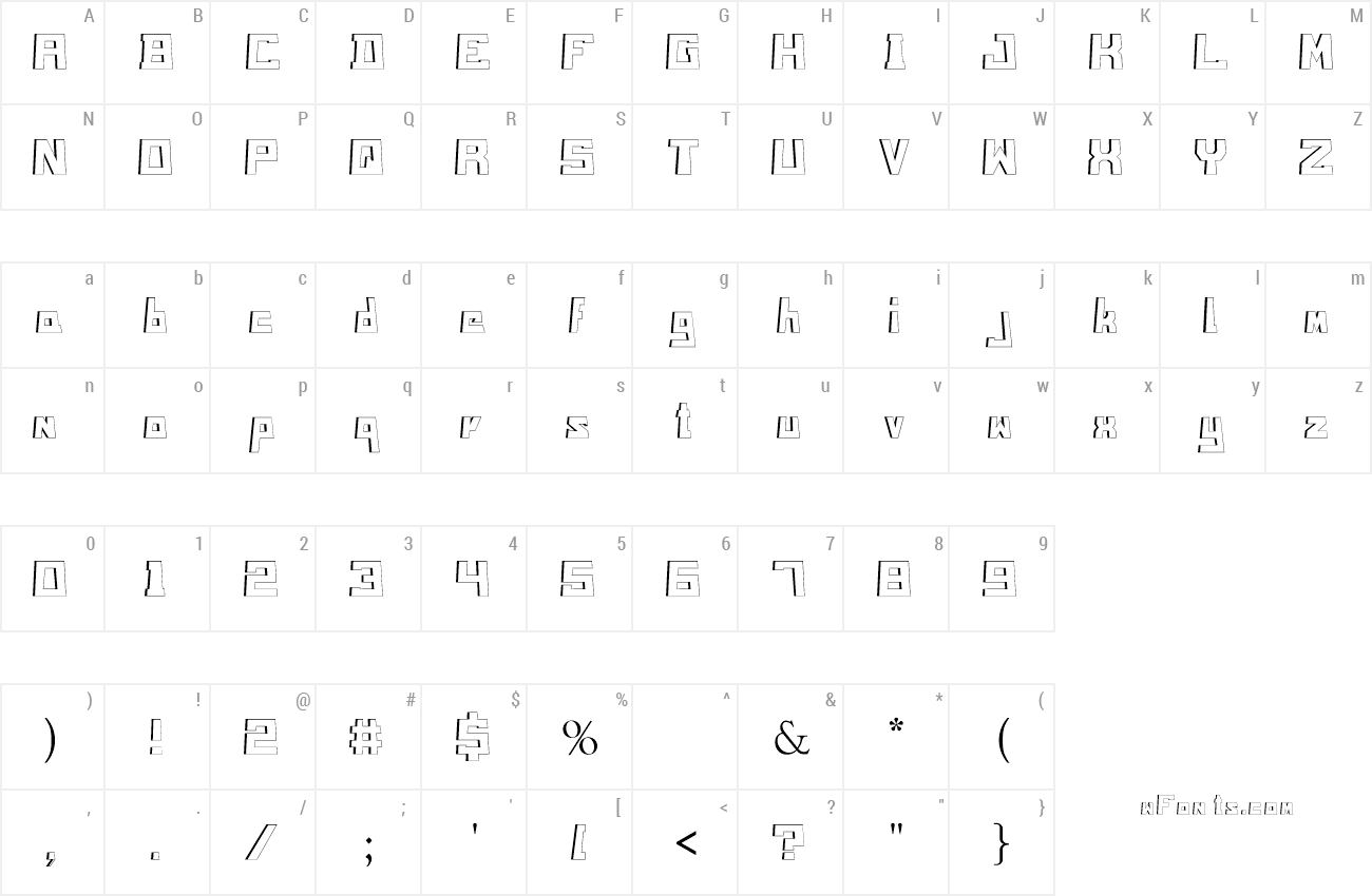 Grump Edge Font | wfonts.com - download free