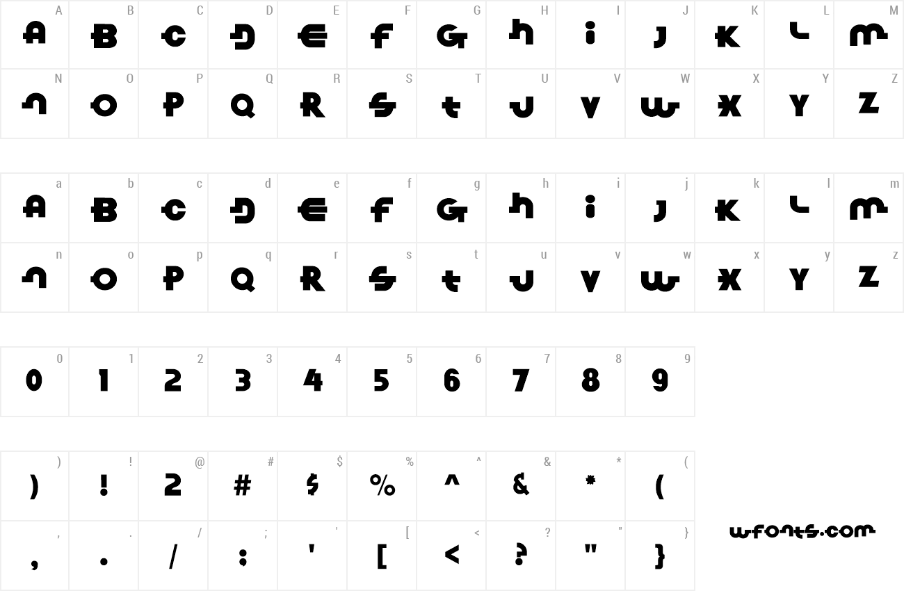 Link Parties Font | wfonts.com - download free