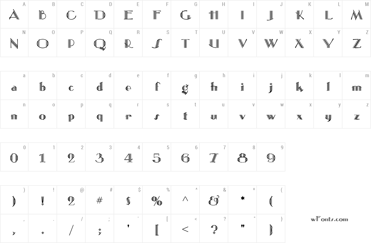 Download Free Font Mustang Deco