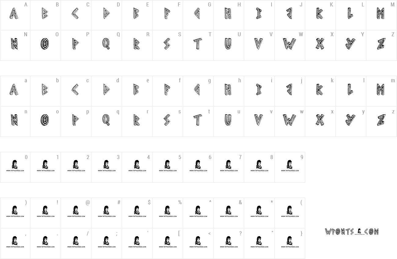 Scribble Table Font | wfonts.com - download free