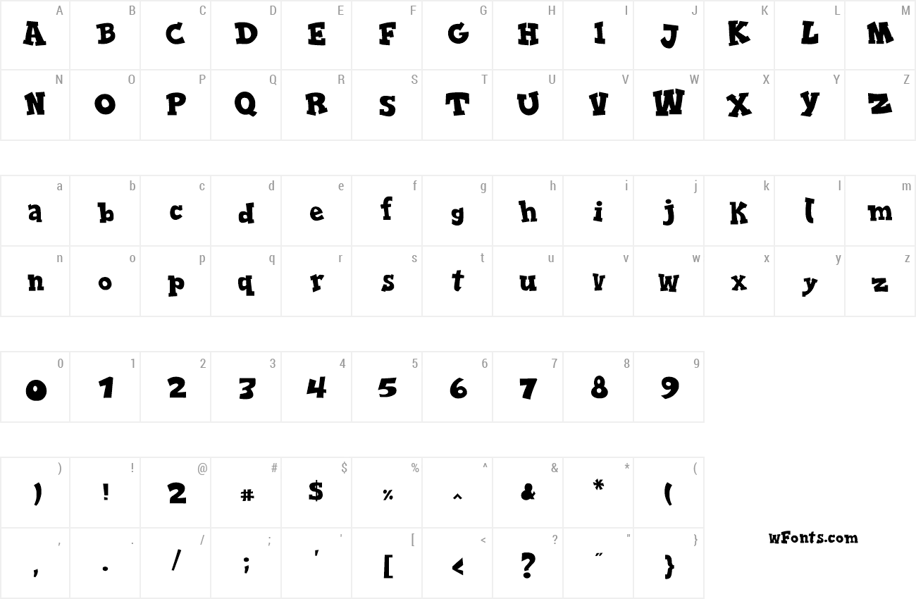 Serifa Comica Font | wfonts.com - download free