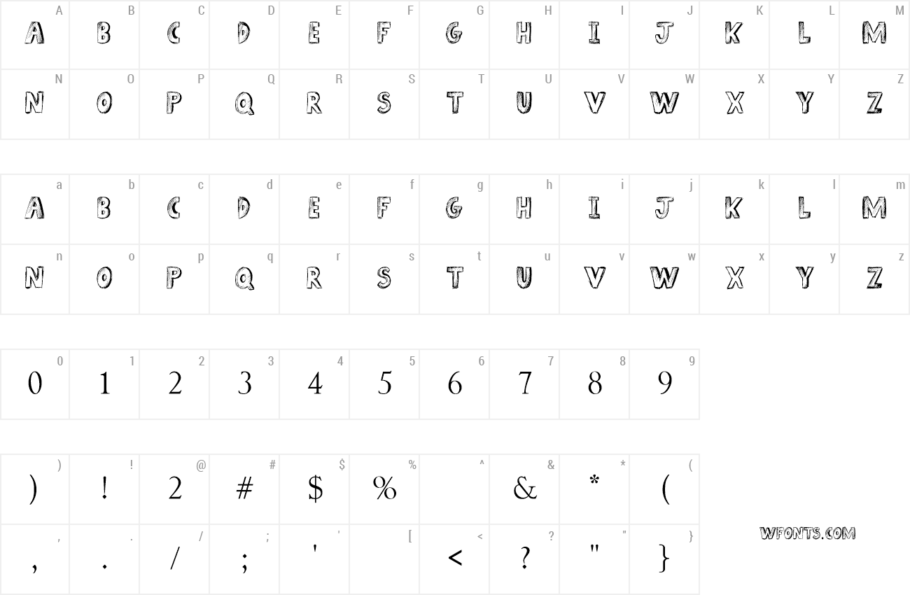 Sketch Book Font | wfonts.com - download free