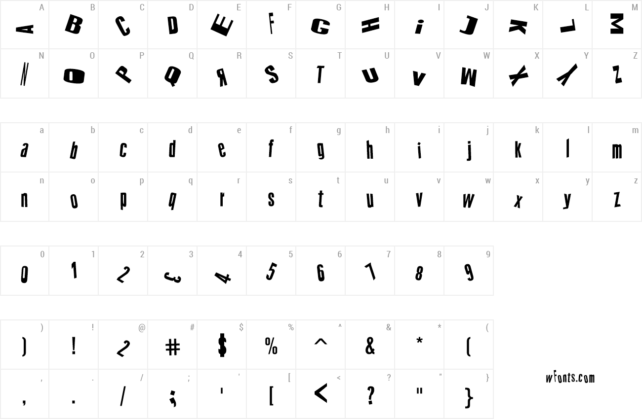 Crazy Style Font | wfonts.com - download free