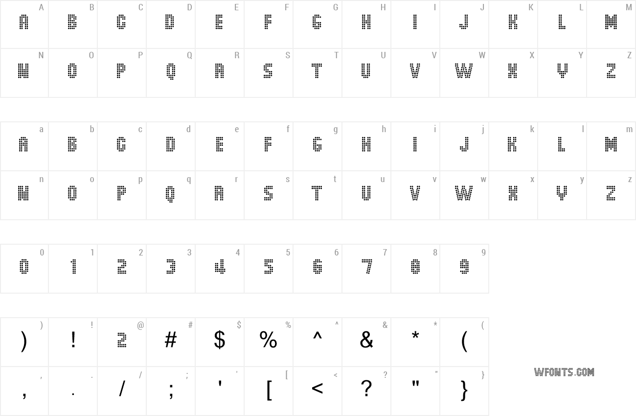Dot Spot Font | wfonts.com - download free