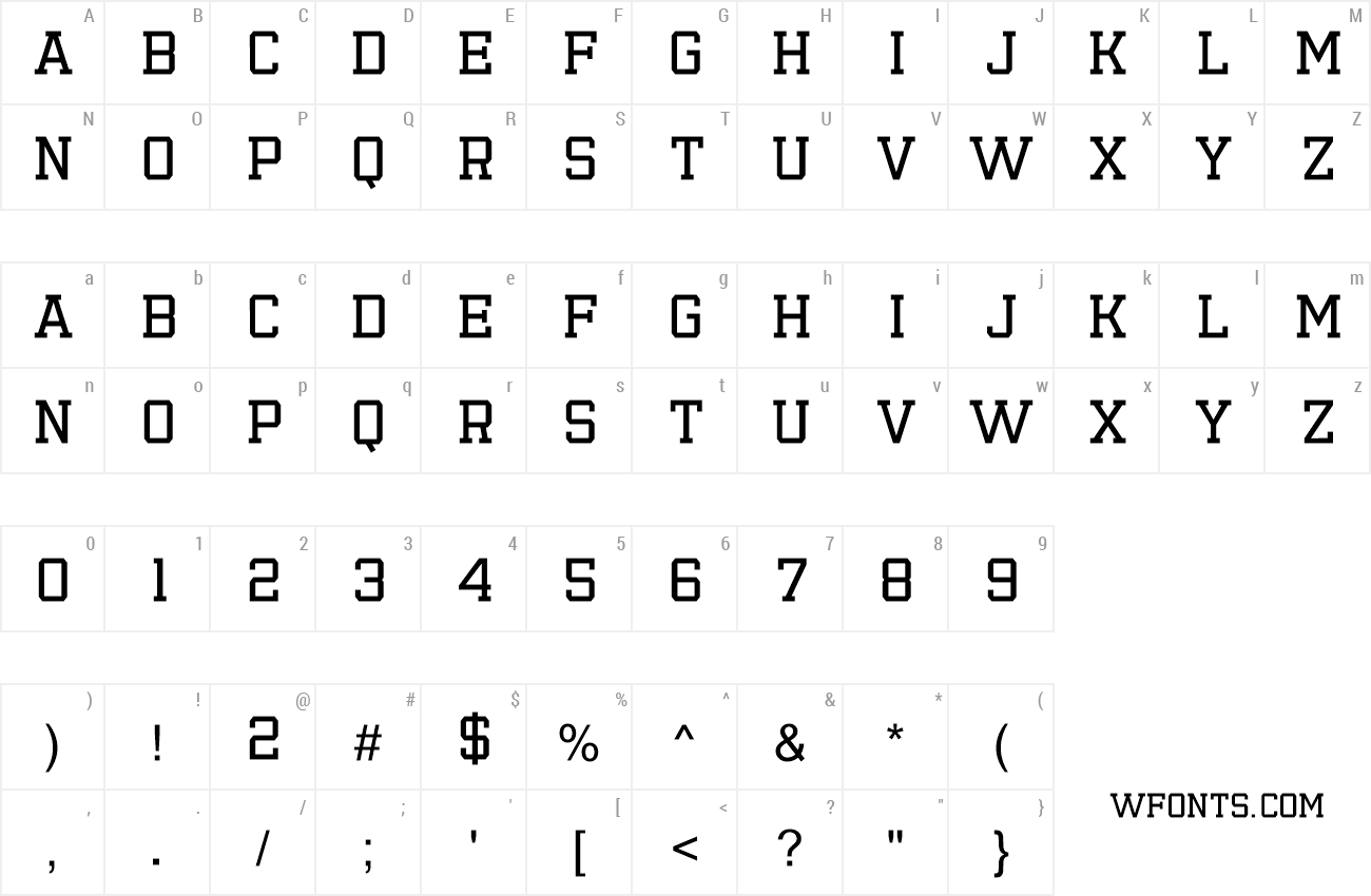 Emilio 19 Font | wfonts.com - download free