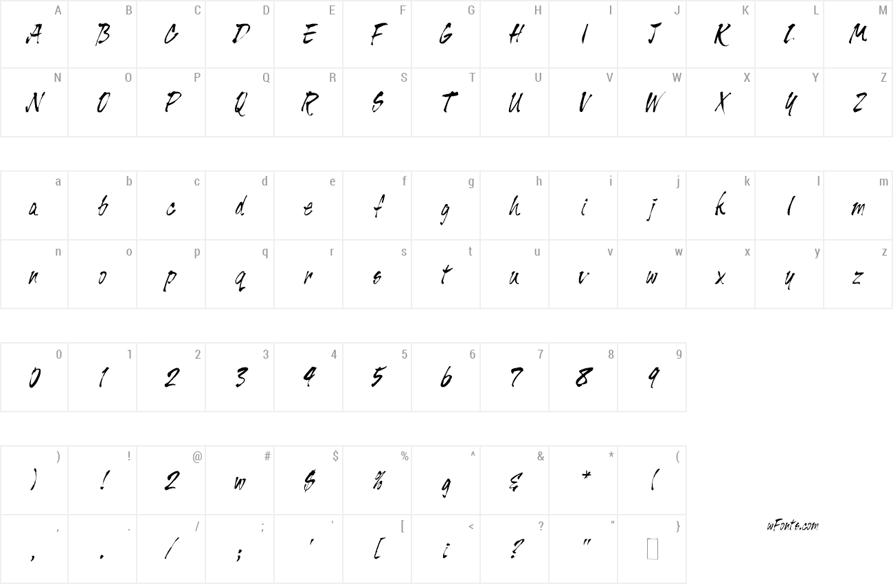 Download Free Font Tiger Rag