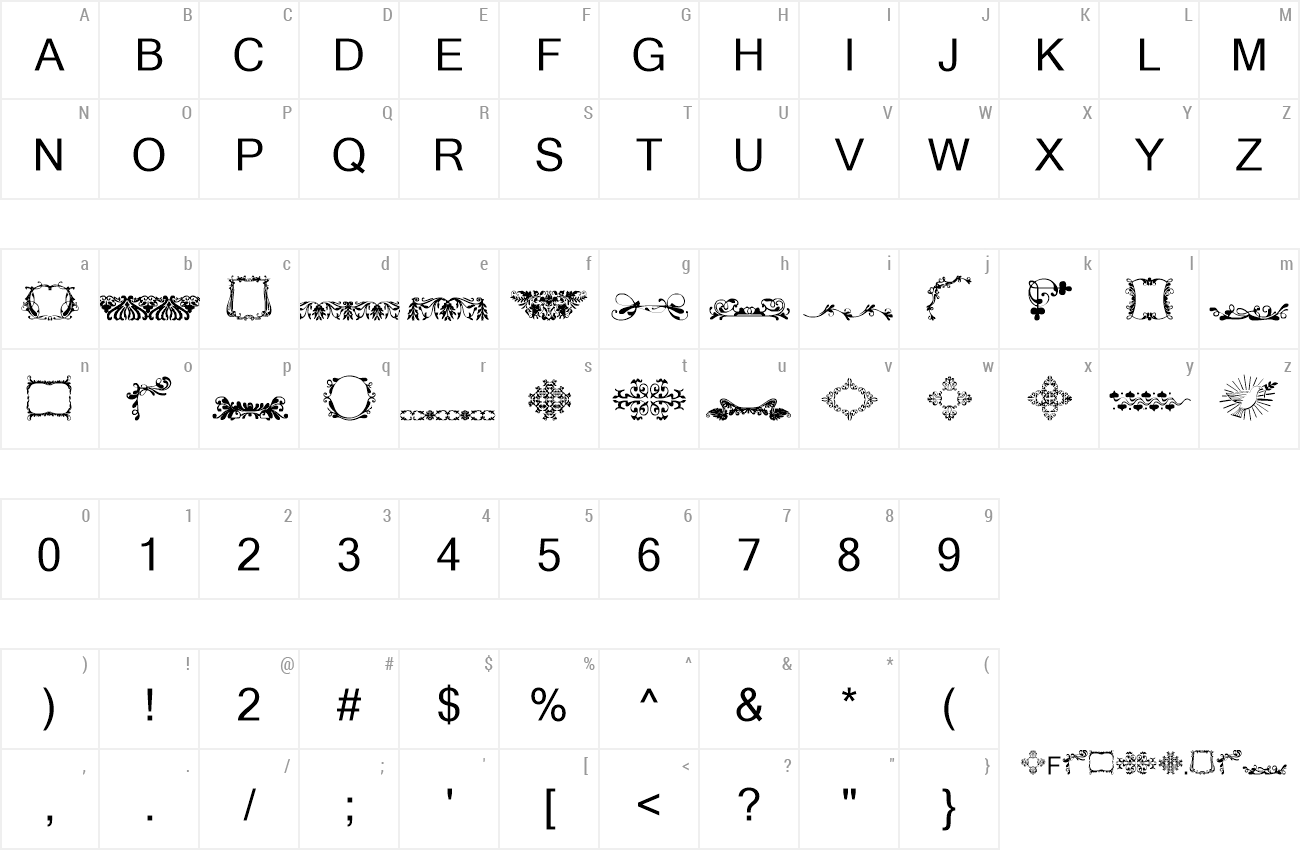 Design Dings 3 Font | wfonts.com - download free