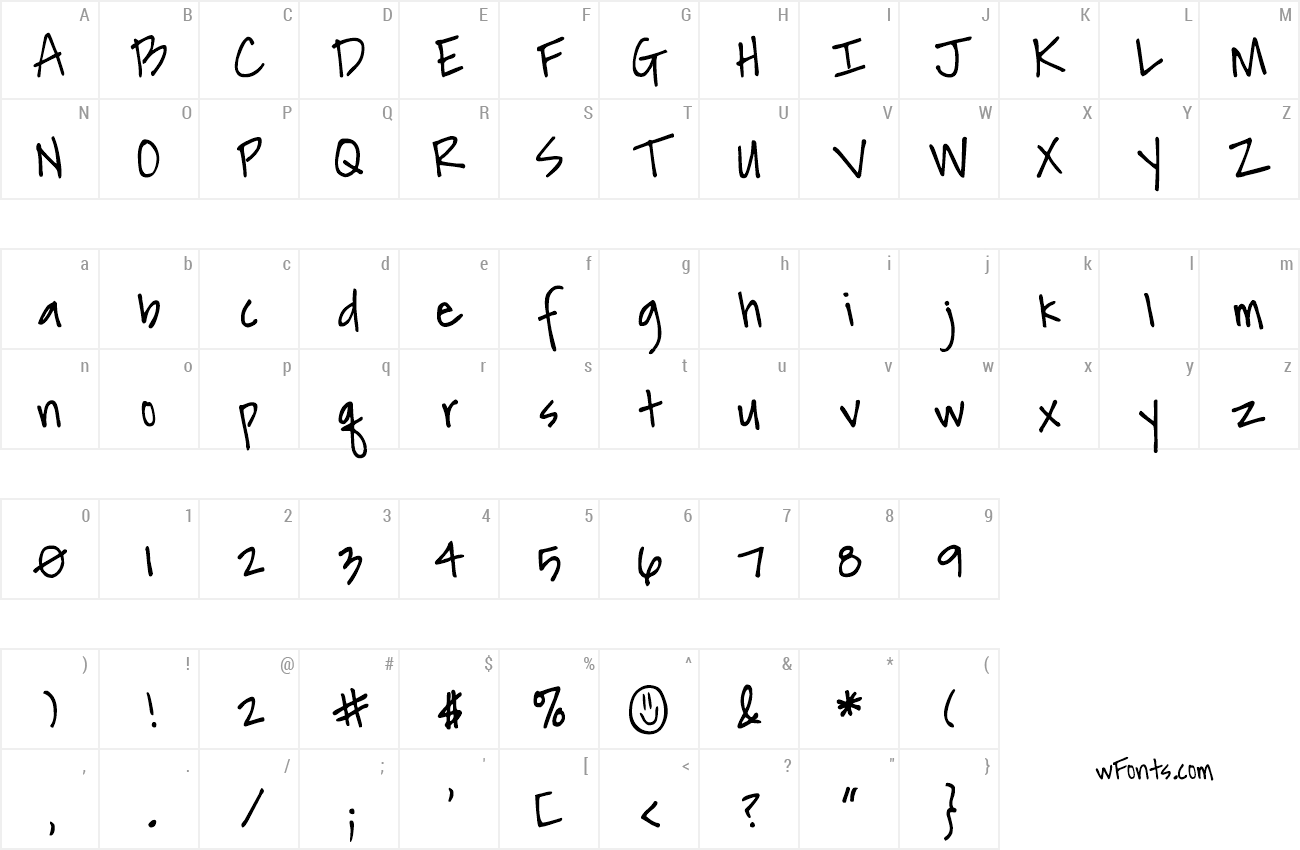 DJB Another Mandy Font | wfonts.com - download free