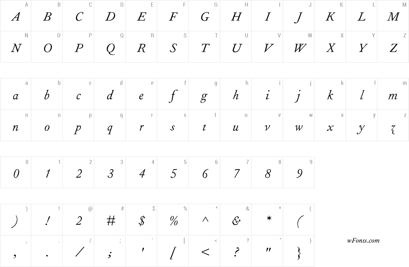 Download Free Font Fournier MT Std