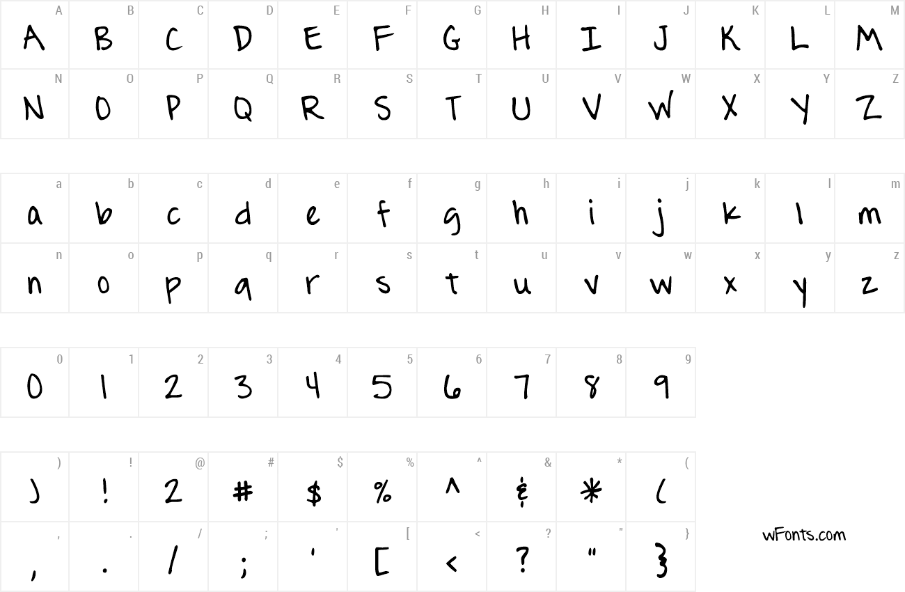 DJB Journaling Font Font | wfonts.com - download free