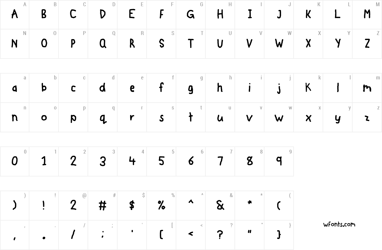 QUBO Ask Me Font | wfonts.com - download free