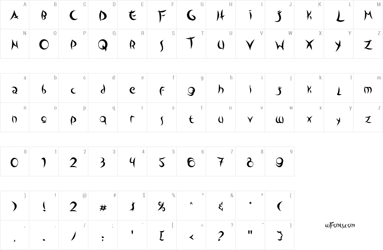 Outsiders Font | wfonts.com - download free
