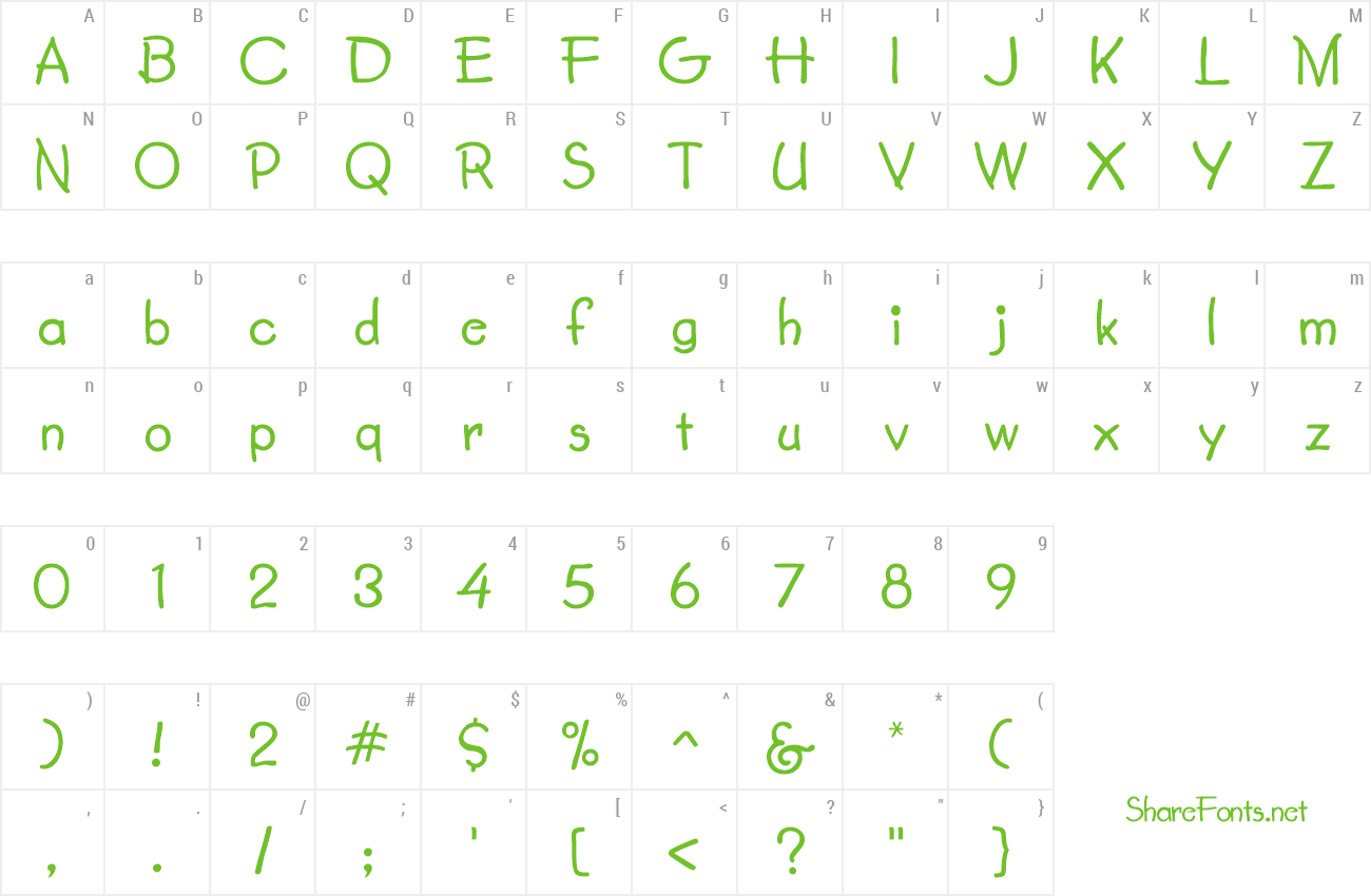 Second Grader Font | wfonts.com - download free Second Grader Font | wfonts.com - download free