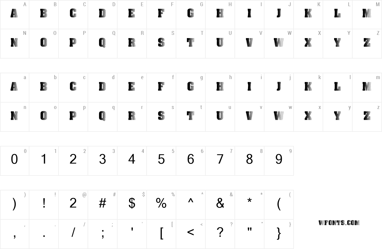 Halftone CAPS Font | wfonts.com - download free