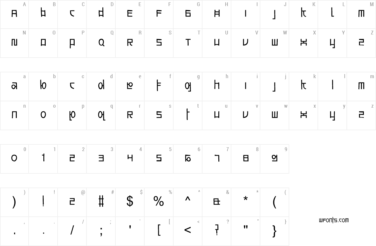 Awesome South Korea Font | wfonts.com - download free