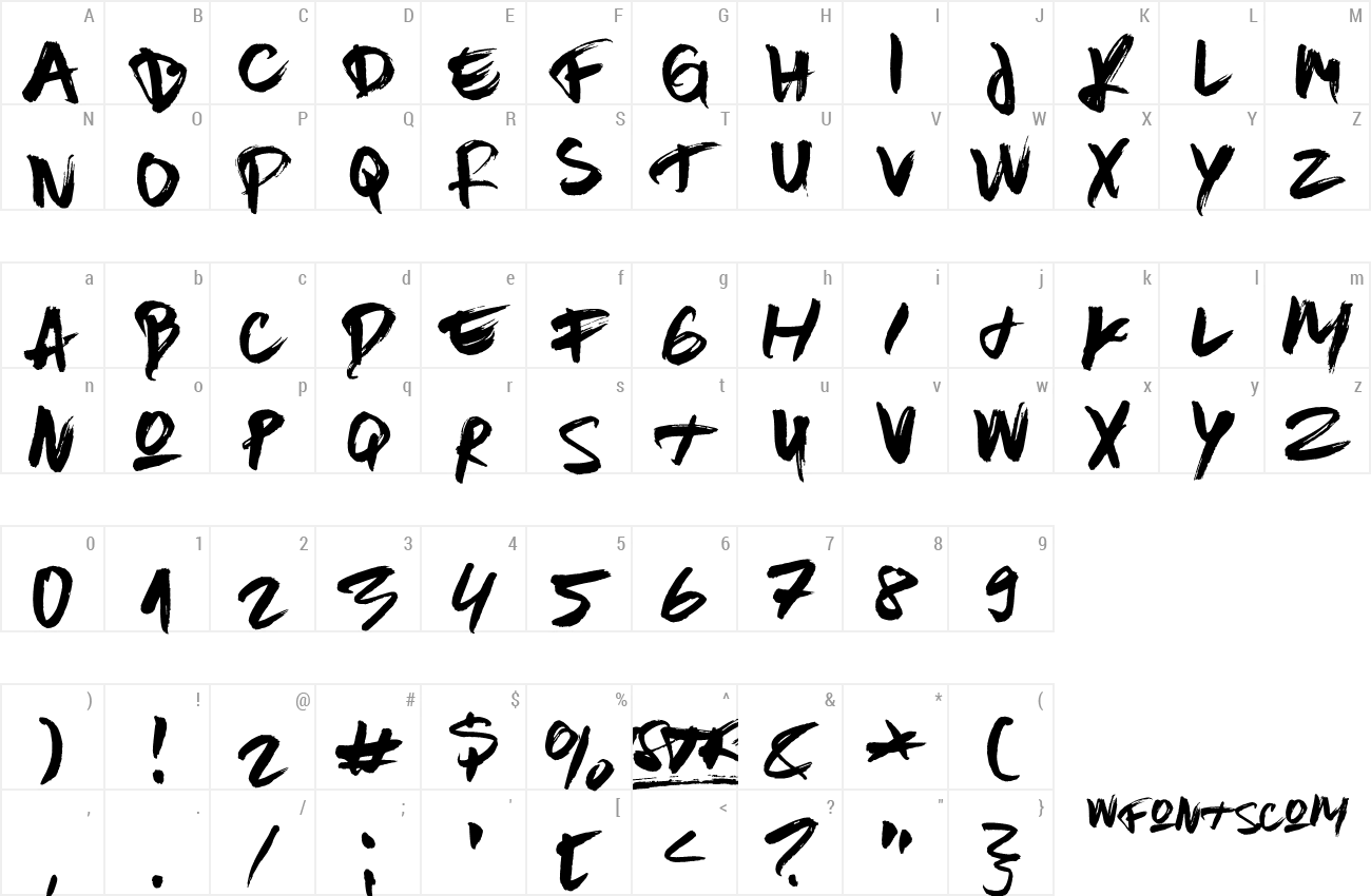 Brown Fox Font | wfonts.com - download free