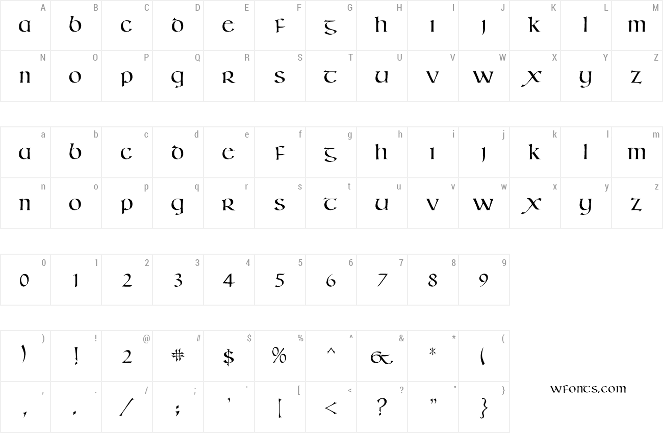Kells Font | wfonts.com - download free