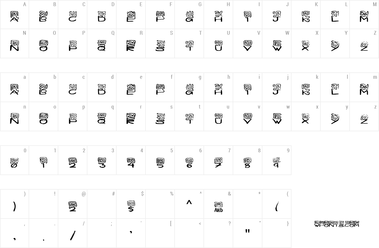 Lava Lamp Font | wfonts.com - download free