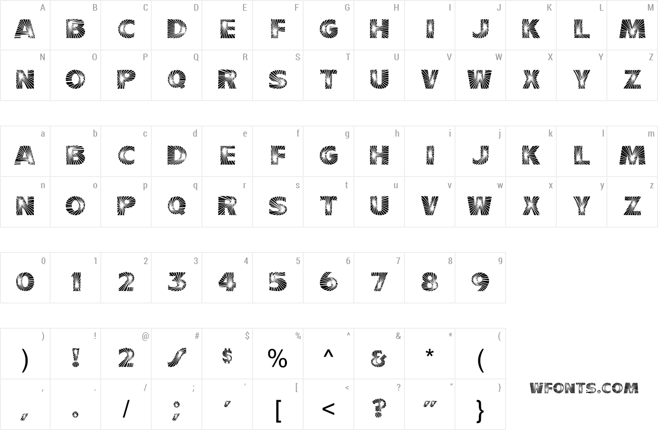 Starburst Candy Font