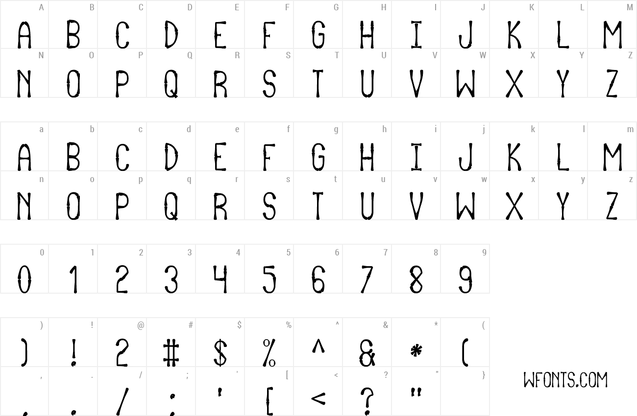 Afrika Safari Rebuild Font | wfonts.com - download free