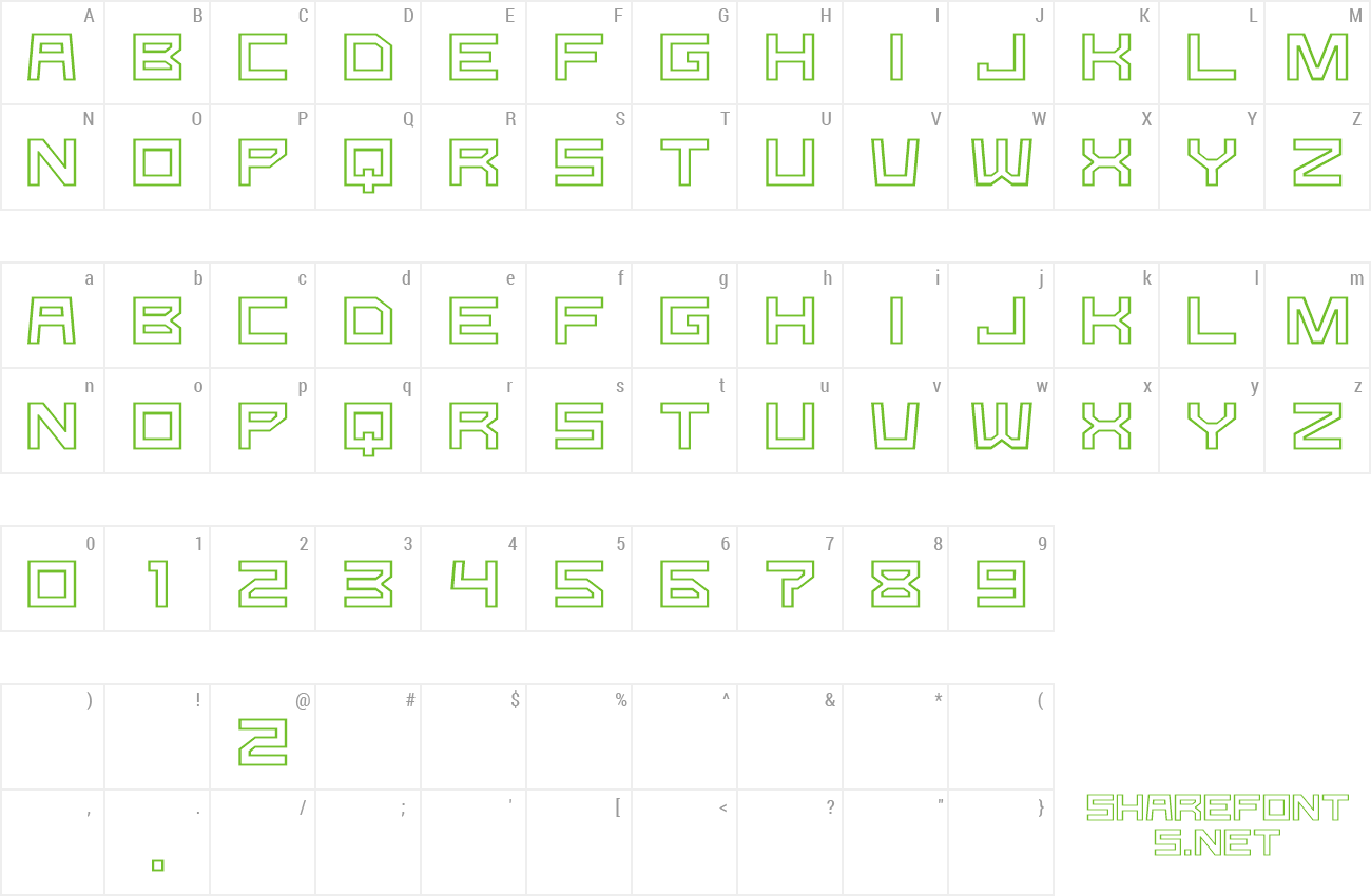 G Type Font | wfonts.com - download free