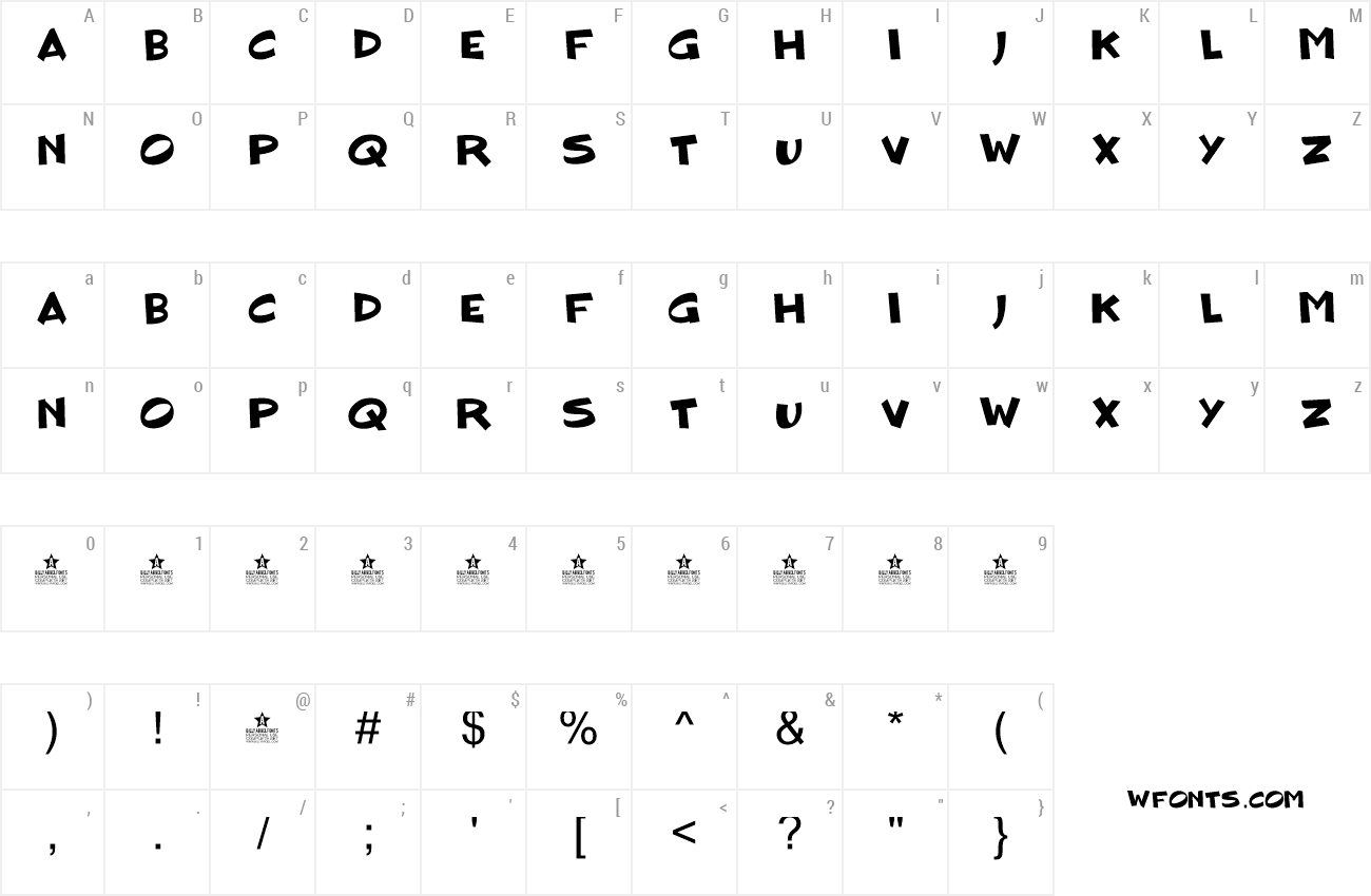 Blockhead Dude Font | wfonts.com - download free