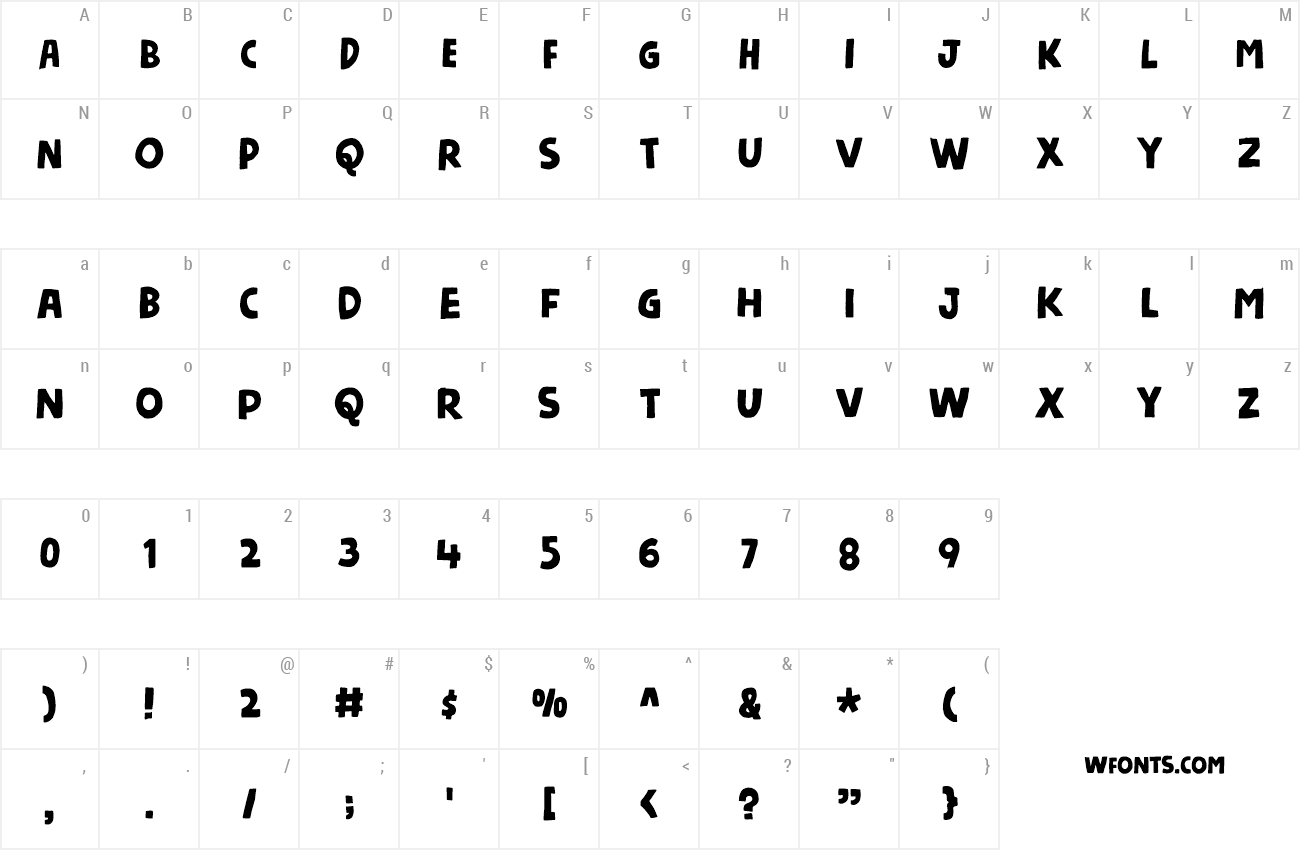 Nickname Font | wfonts.com - download free