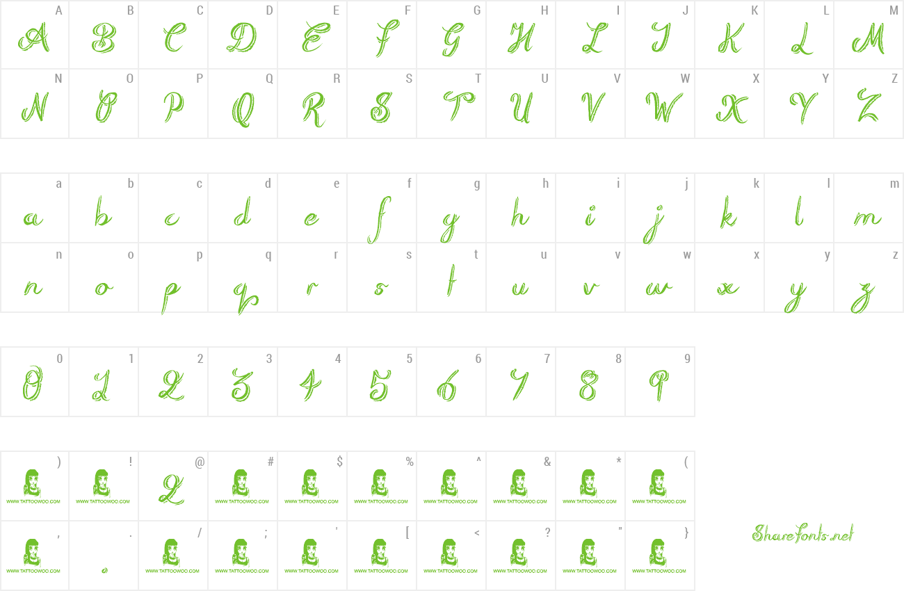 Rough Script Font | wfonts.com - download free