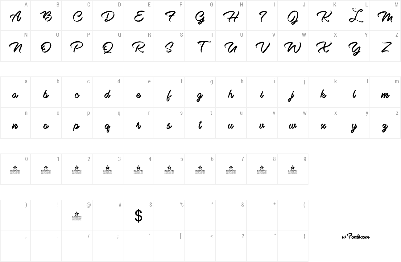 Bella Donna Font | wfonts.com - download free