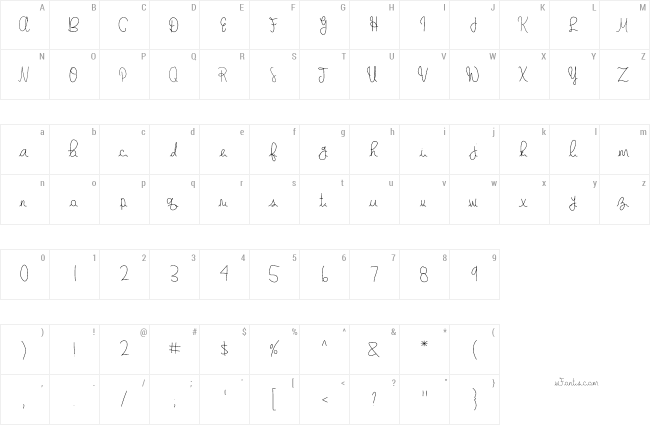 Gabbi's Handwriting Font | wfonts.com - download free