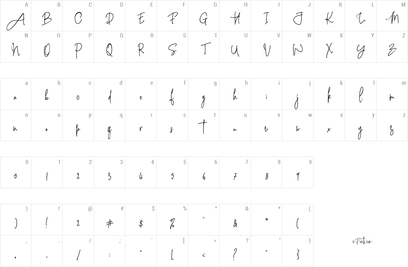 Pink Script Font | wfonts.com - download free